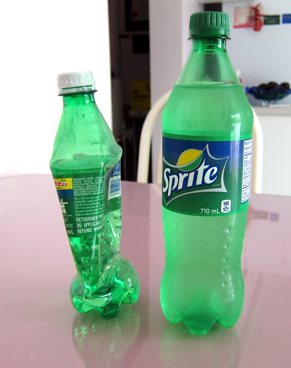 PET Is Hygroscopic Water Diffuses Out Of A Sprite Bottle Blog